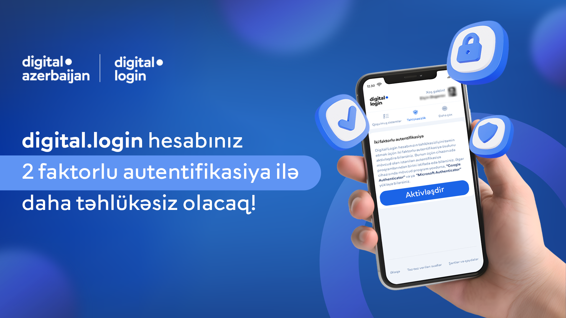 “digital.login” hesablarının təhlükəsizliyi ikifaktorlu autentifikasiya ...